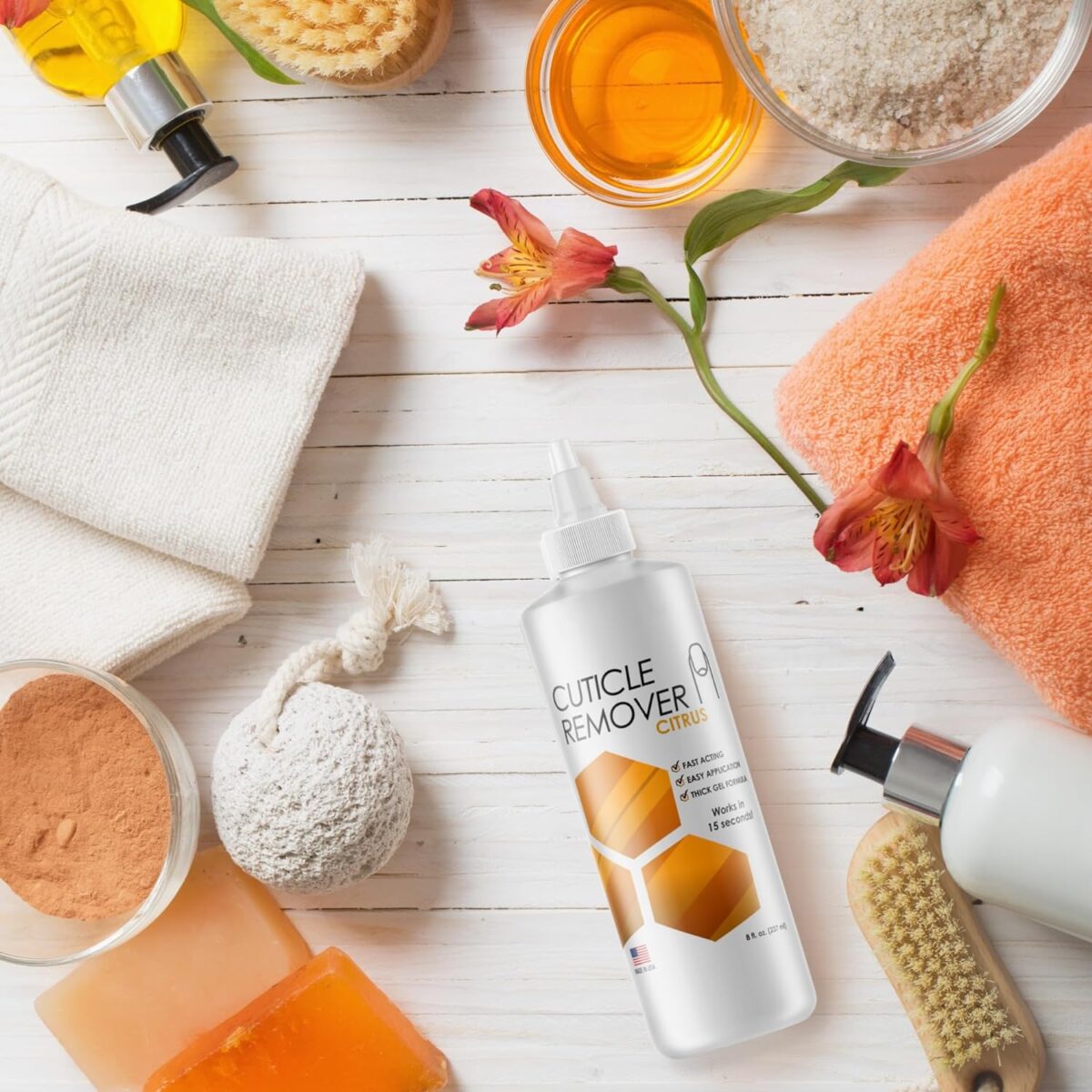 8 oz Citrus Cuticle Remover: Fast, Professional Formula