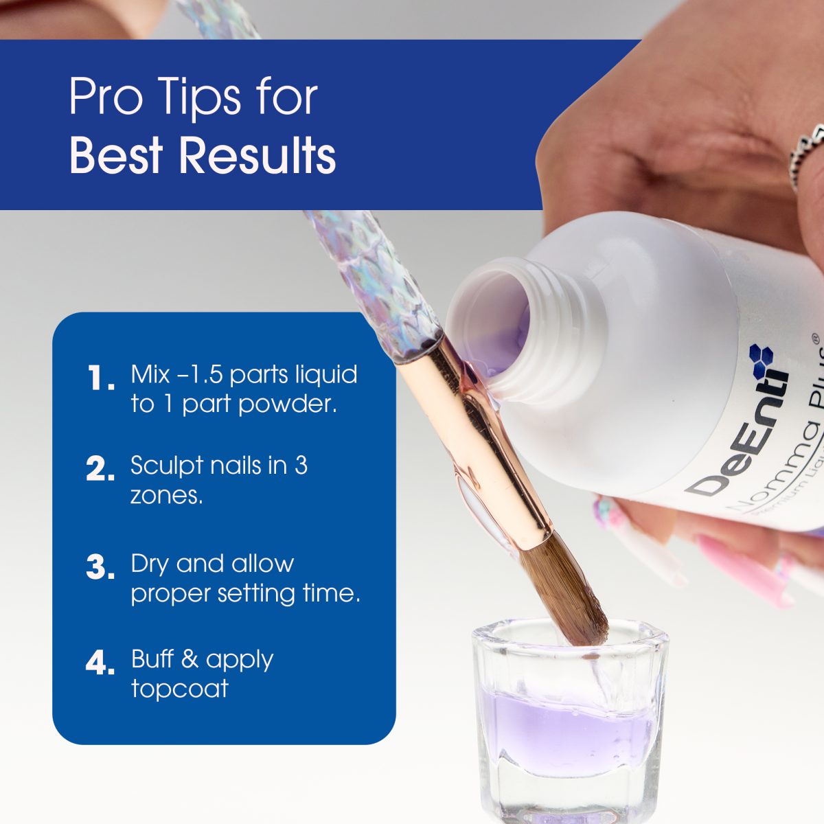 Liquid Monomer for Acrylic Nails | Fast Drying Nail Liquid