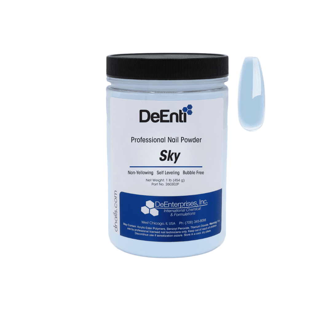 Sky Blue Acrylic Powder for Nails | Professional Bulk Acrylic Nail Powder